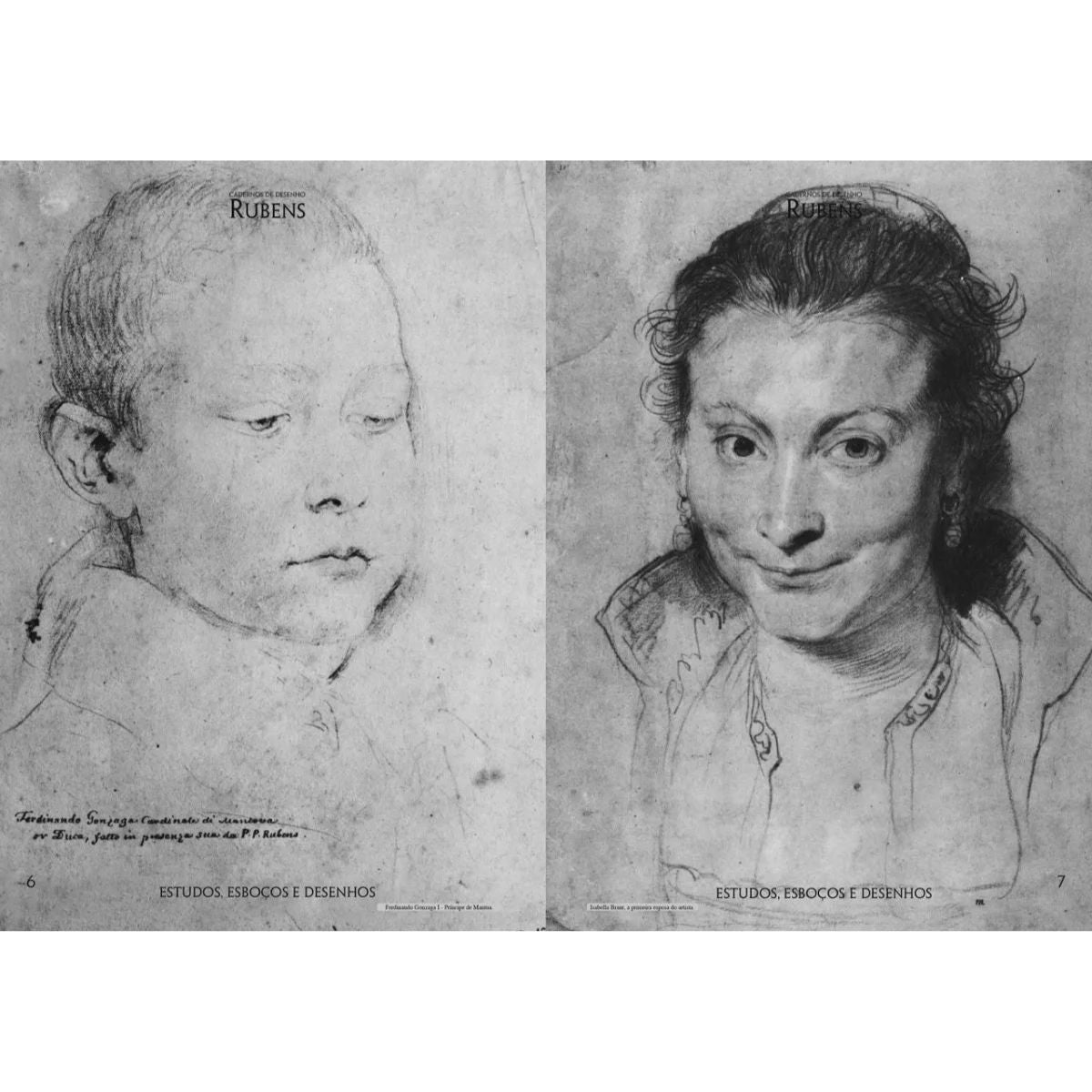 Livro Caderno de Desenho Rubens - Estudos, Esboços e Desenhos - Criati ...